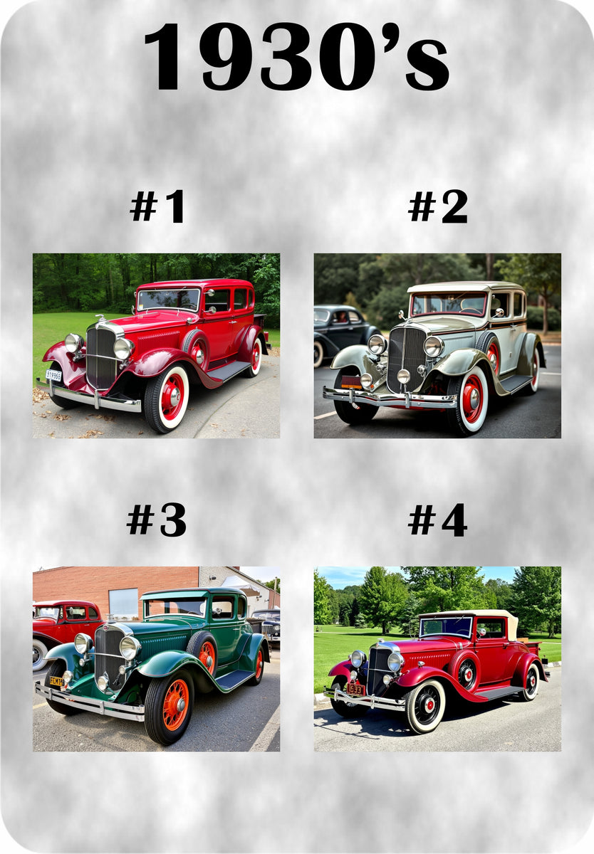 Custom Car Show Dash Plaques | Full Color Aluminum Printing – Chrome 57