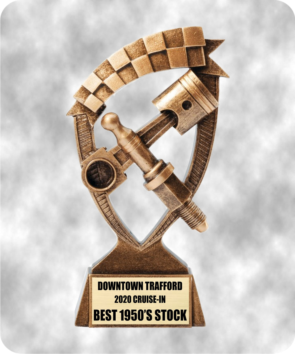 CHECKERED PISTON/SPARK PLUG COMBO – Chrome 57